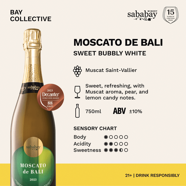 Moscato de Bali– Sababay Winery